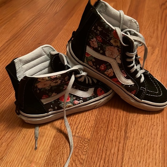 Vans | Shoes | Vans Floral High Tops | Poshmark